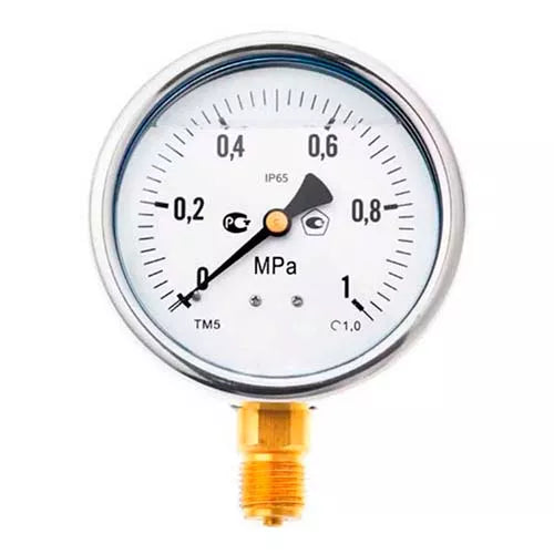 Manometers vibration-resistant Elephant MB-311-R1.5, radial, stainless ...